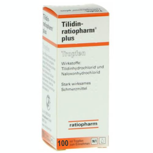 Tilidin Tropfen 50/4mg von Ratiopharm 100 ml